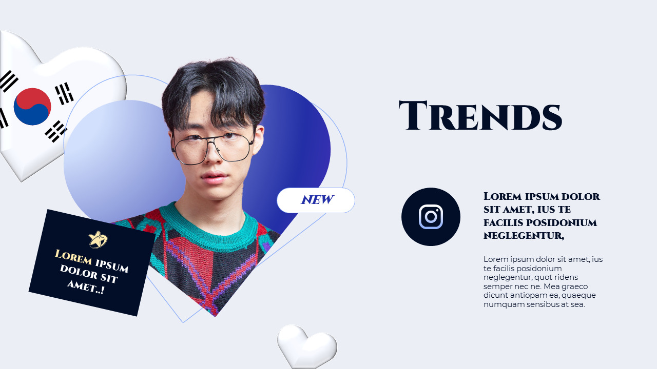 K-POP Boy Group Agency business presentation template