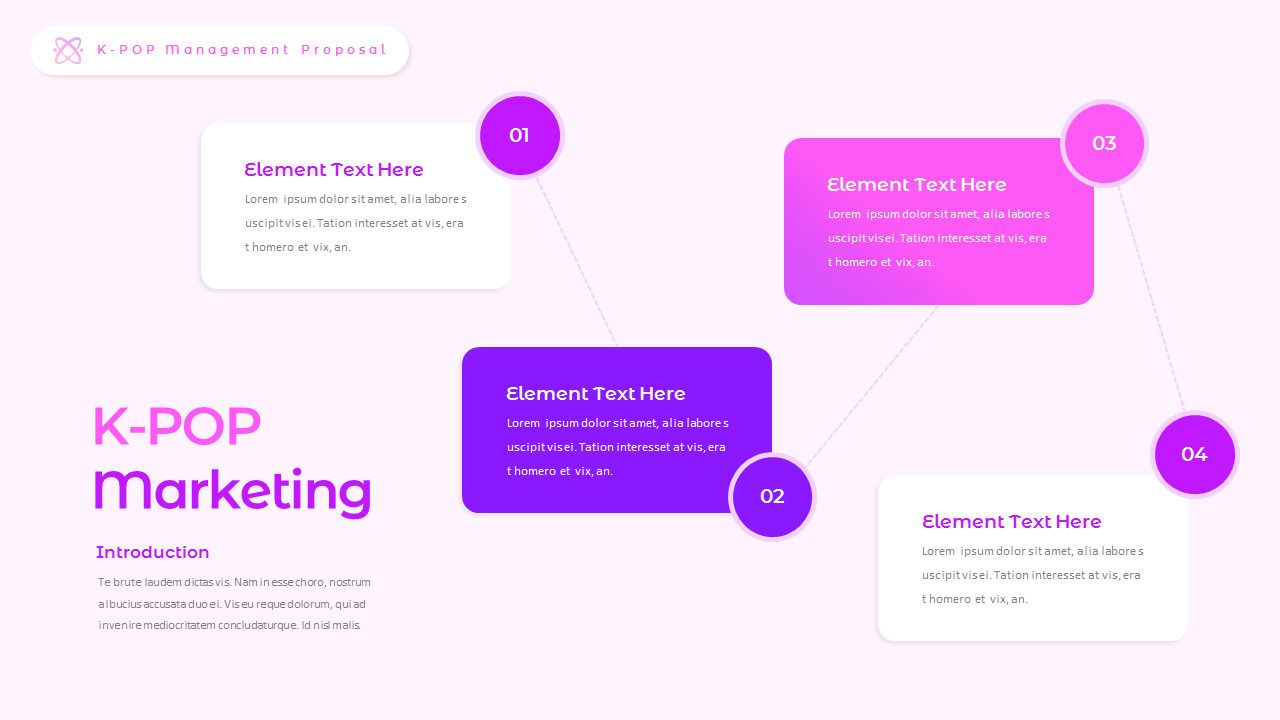 K-POP Entertainment Management Interactive PPT