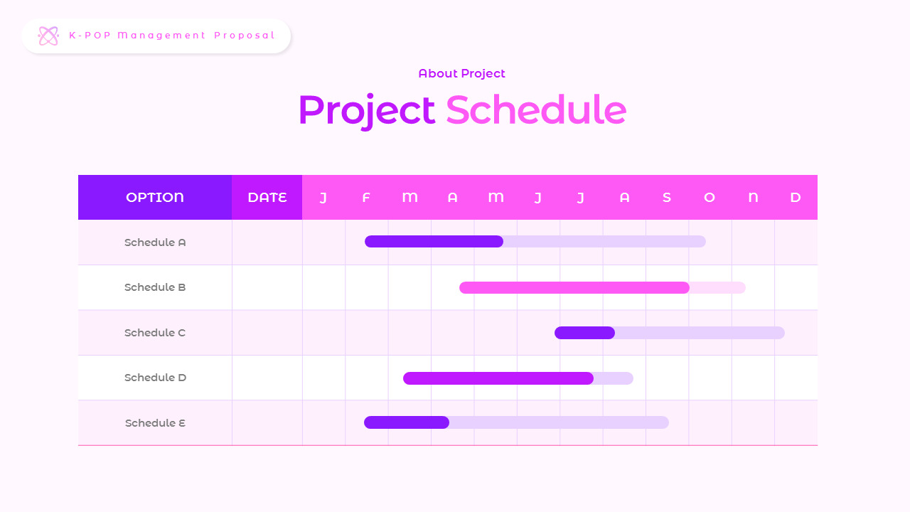 K-POP Entertainment Management template design