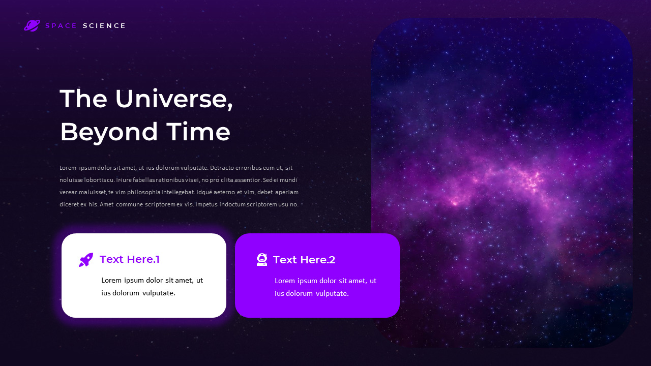 Space Science Easy Slides Design