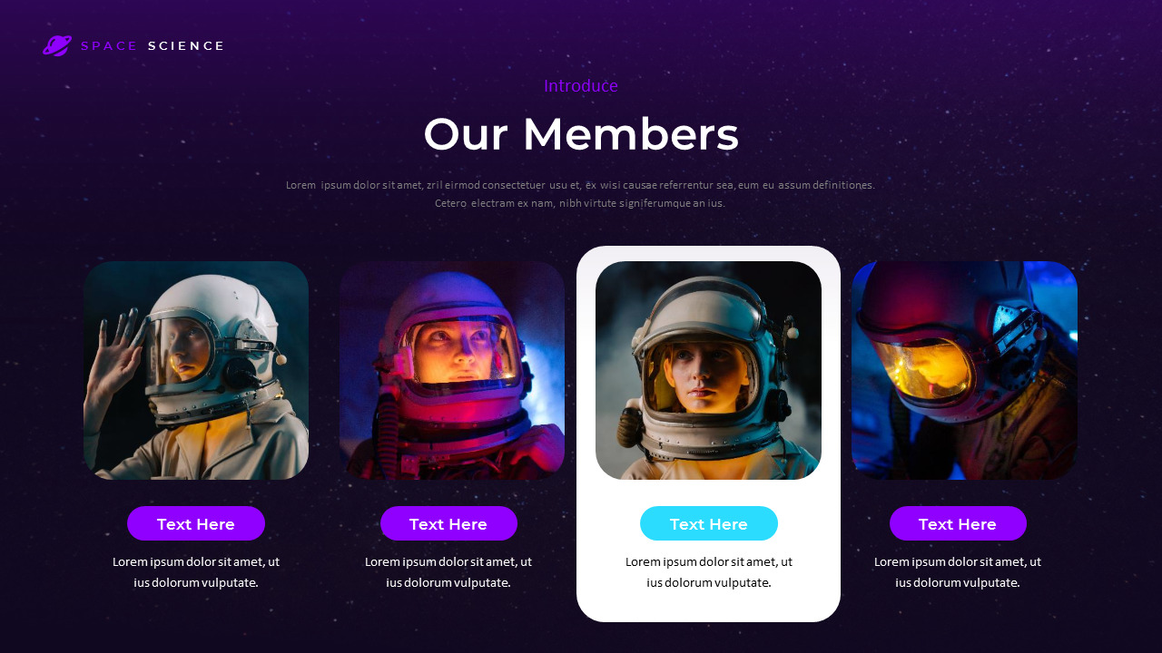 Space Science presentation template