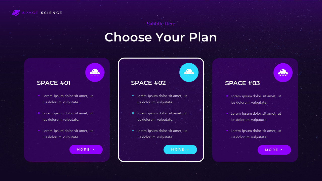 Space Science presentation template