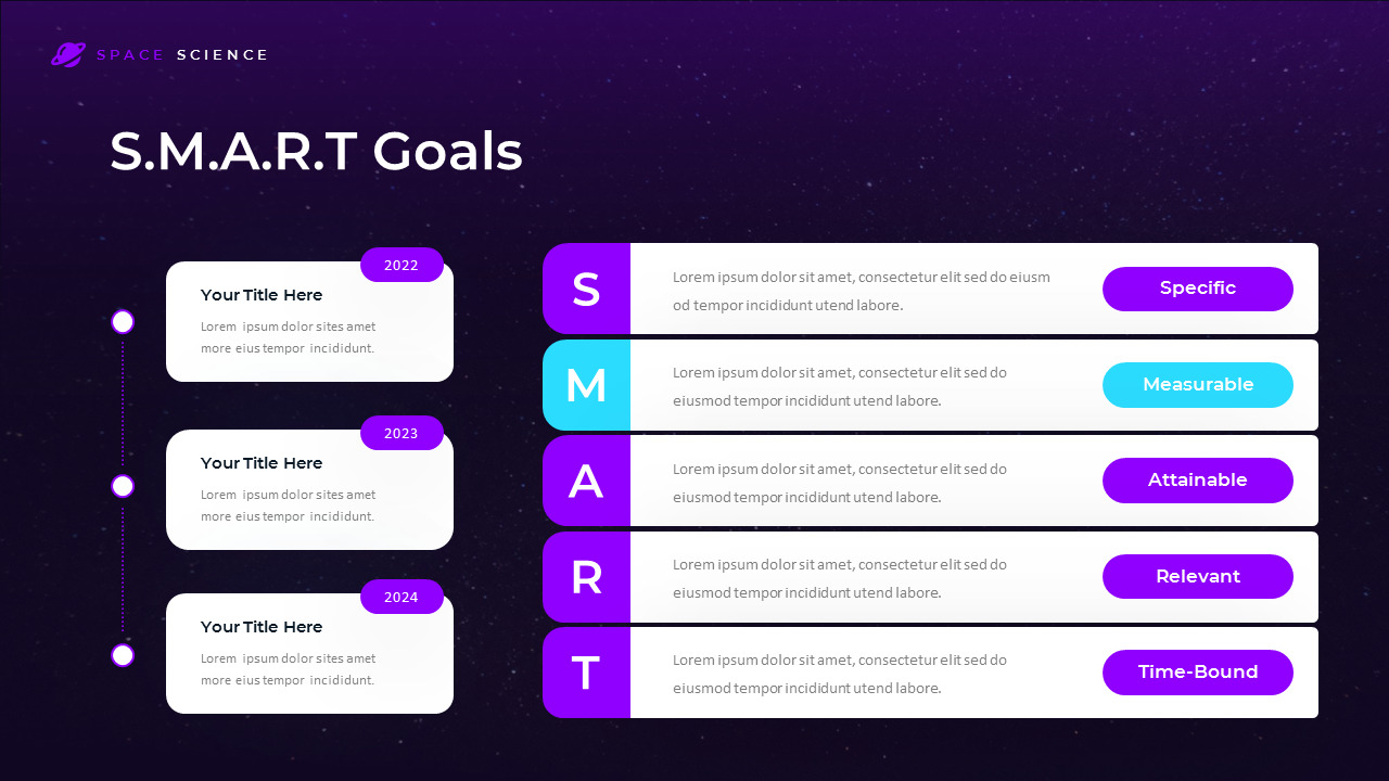 Space Science presentation template