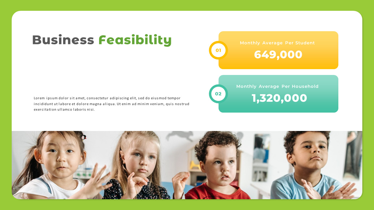 English Academy Introduction Easy PPT Template