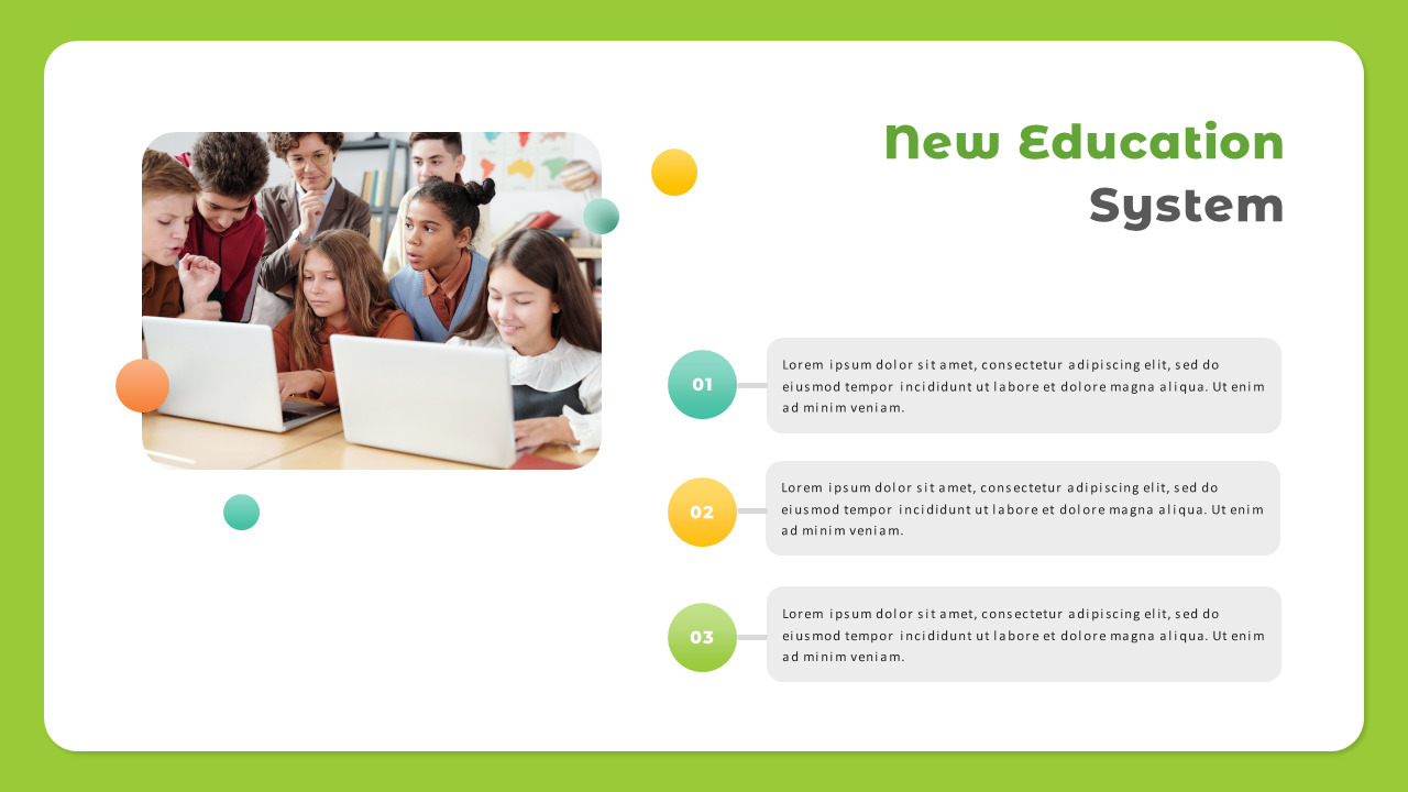 English Academy Introduction Easy PPT Template