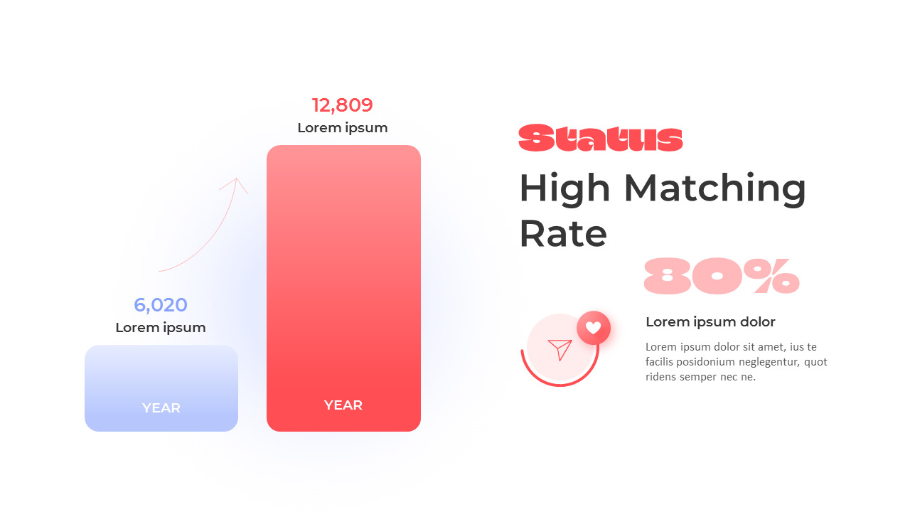 Find Your Love Dating App minimalist powerpoint template