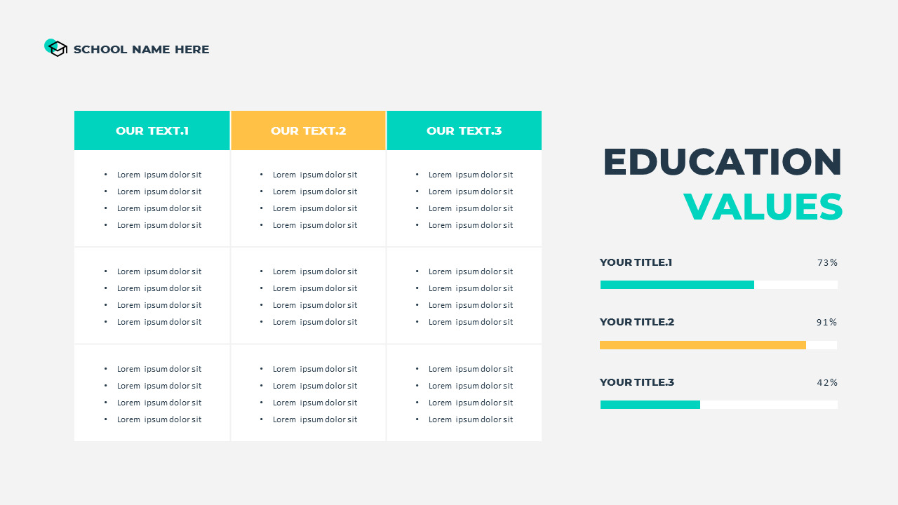 School Education PowerPoint Templates