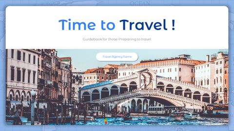 Travel Agency Introduction team presentation template