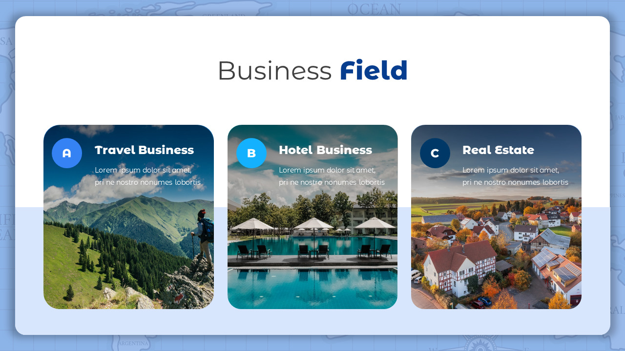 Travel Agency Introduction team presentation template