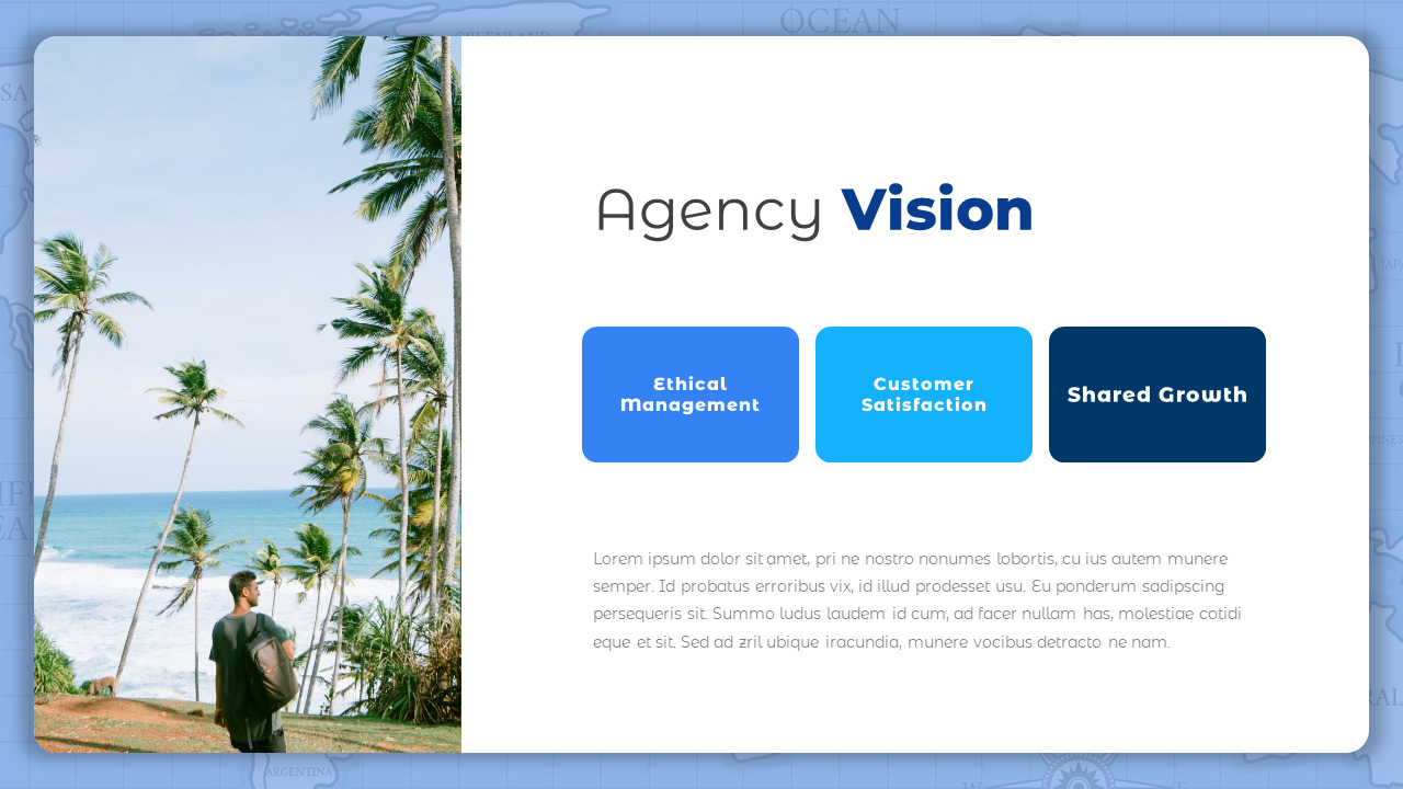 Travel Agency Introduction team presentation template