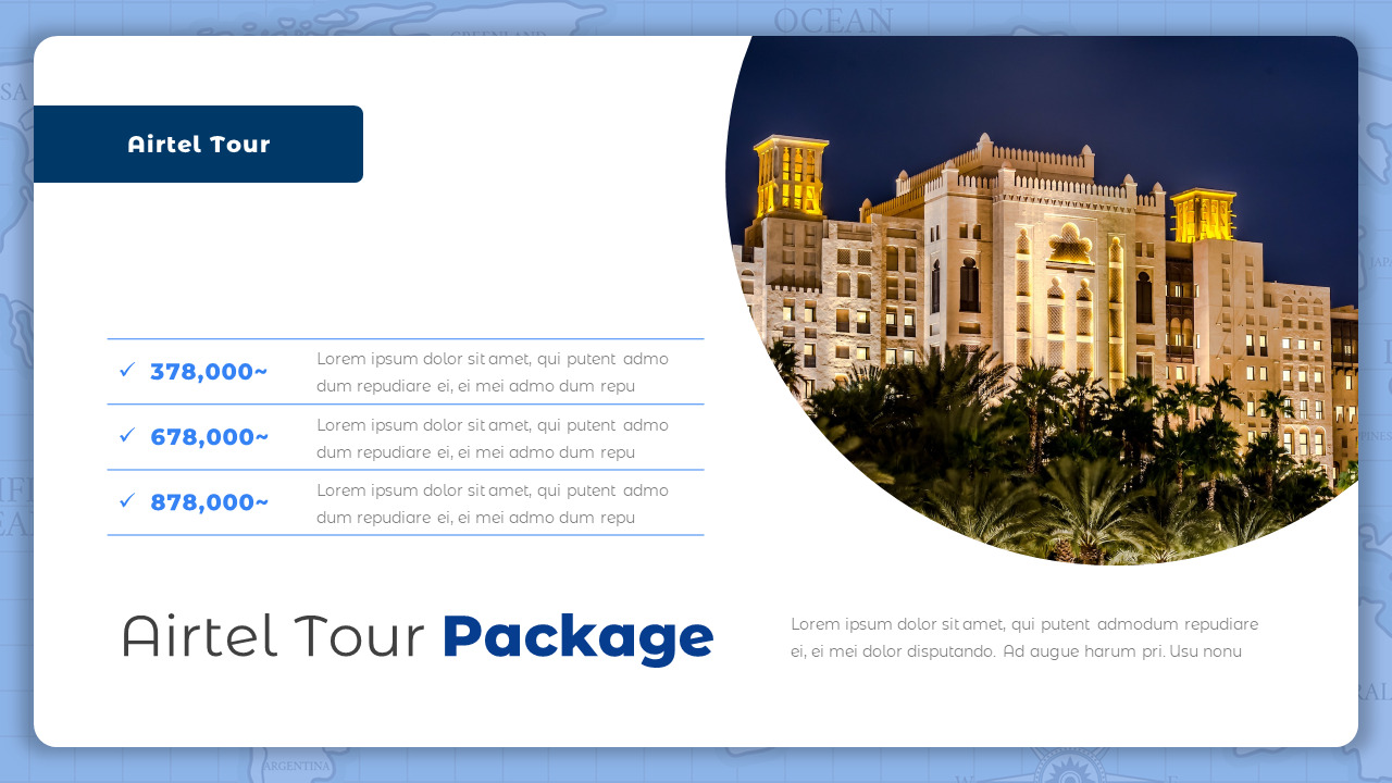 Travel Agency Introduction team presentation template