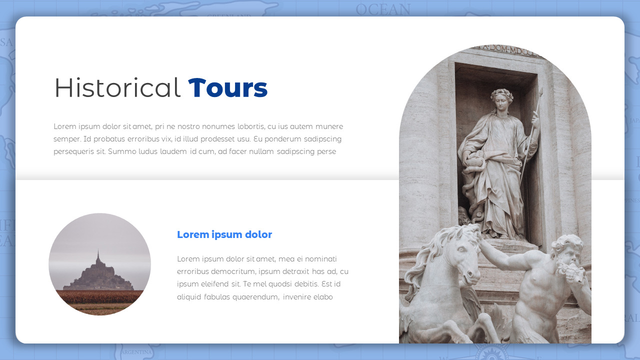 Travel Agency Introduction team presentation template