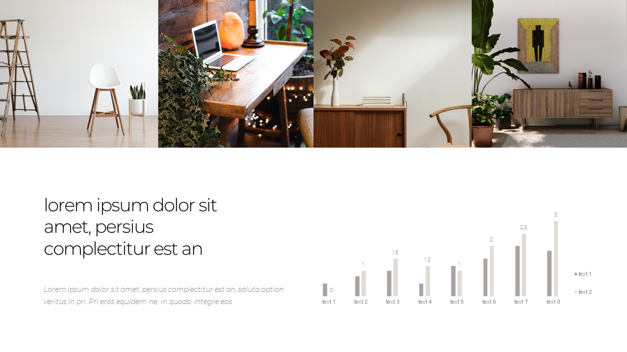 Wood Furniture elegant powerpoint templates