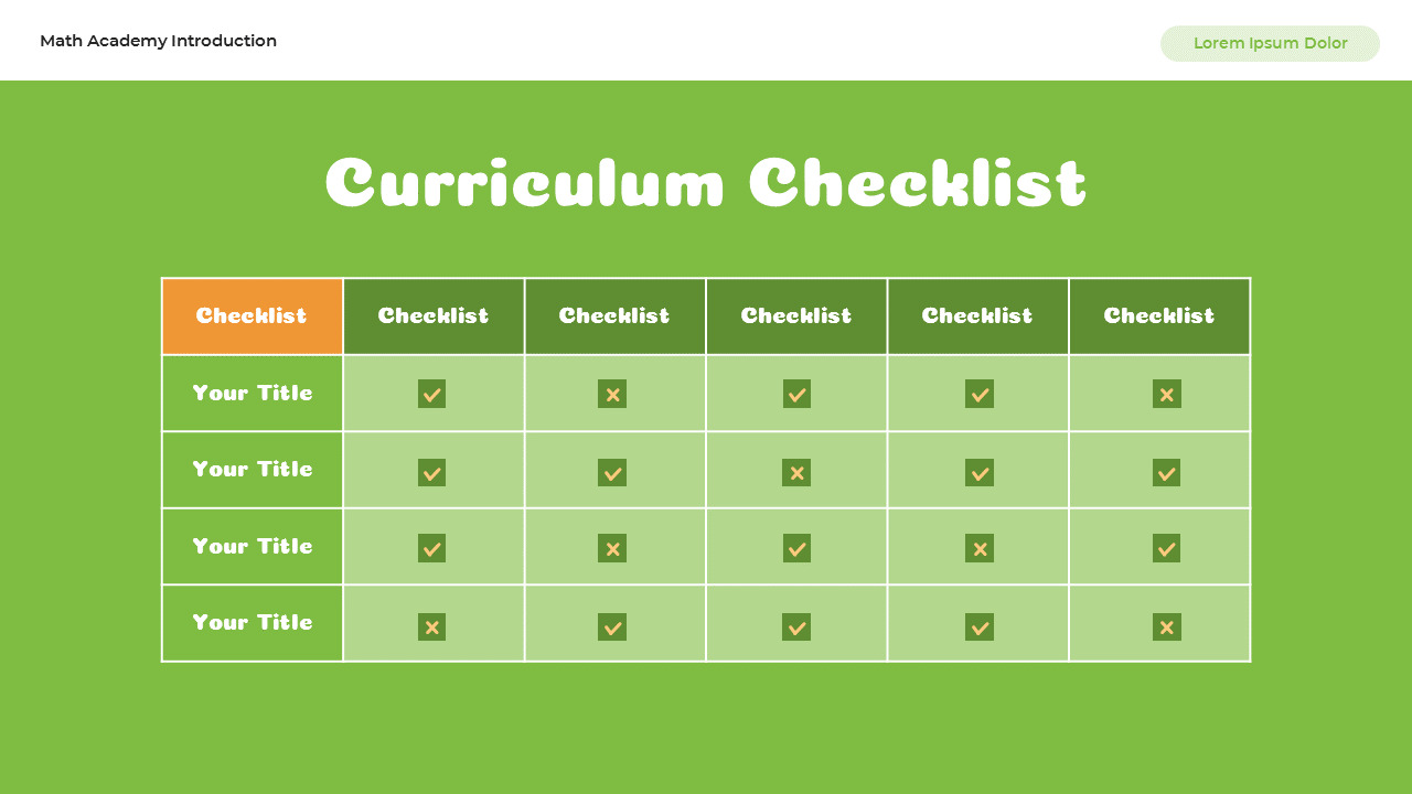 Math Academy Introduction Easy Presentation Template