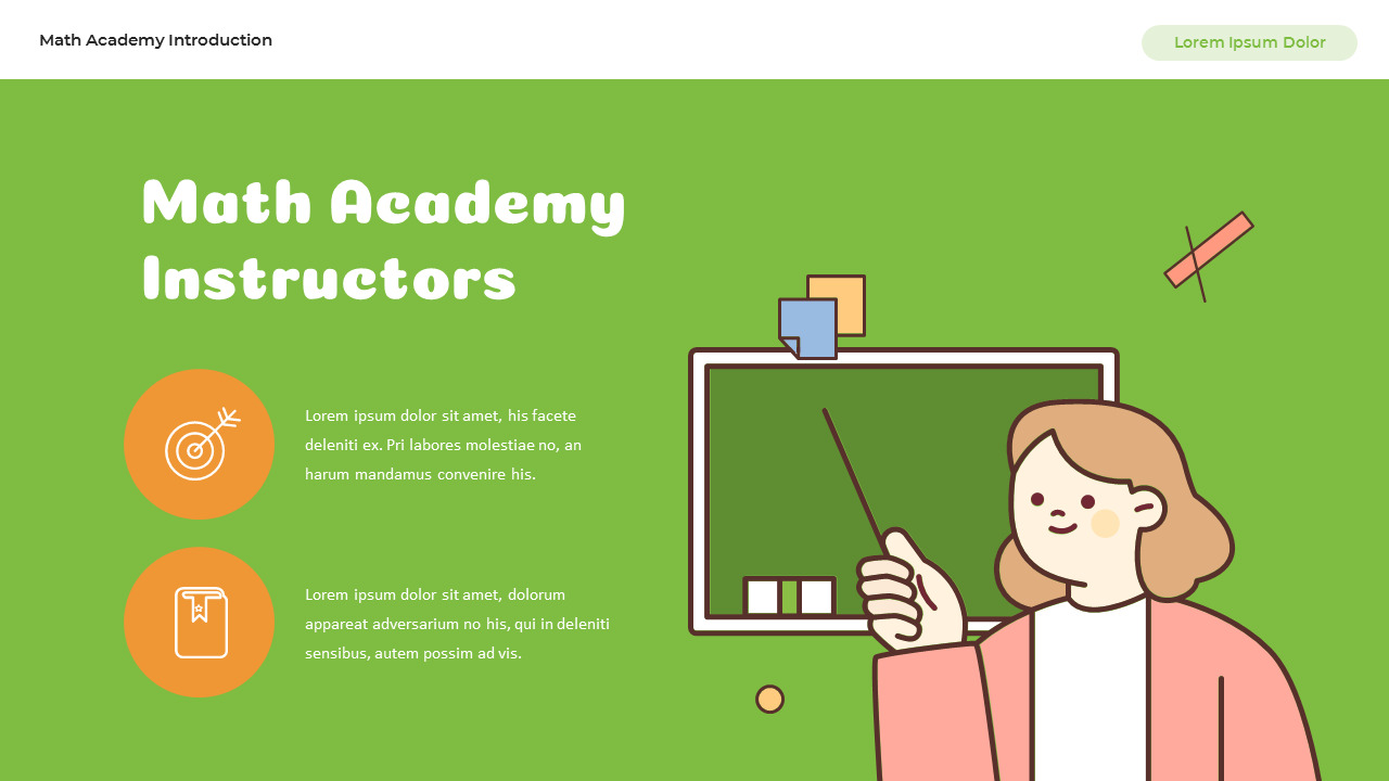 Math Academy Introduction Easy Presentation Template