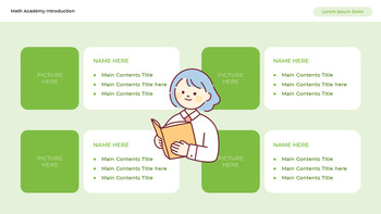 Math Academy Introduction Easy Presentation Template