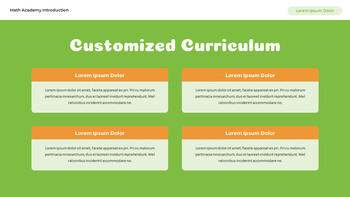 Math Academy Introduction Easy Presentation Template