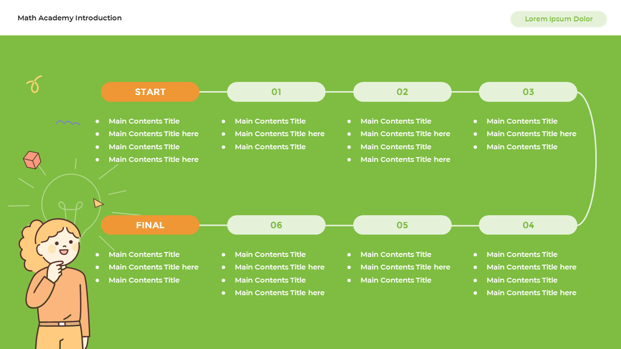 Math Academy Introduction Easy Presentation Template