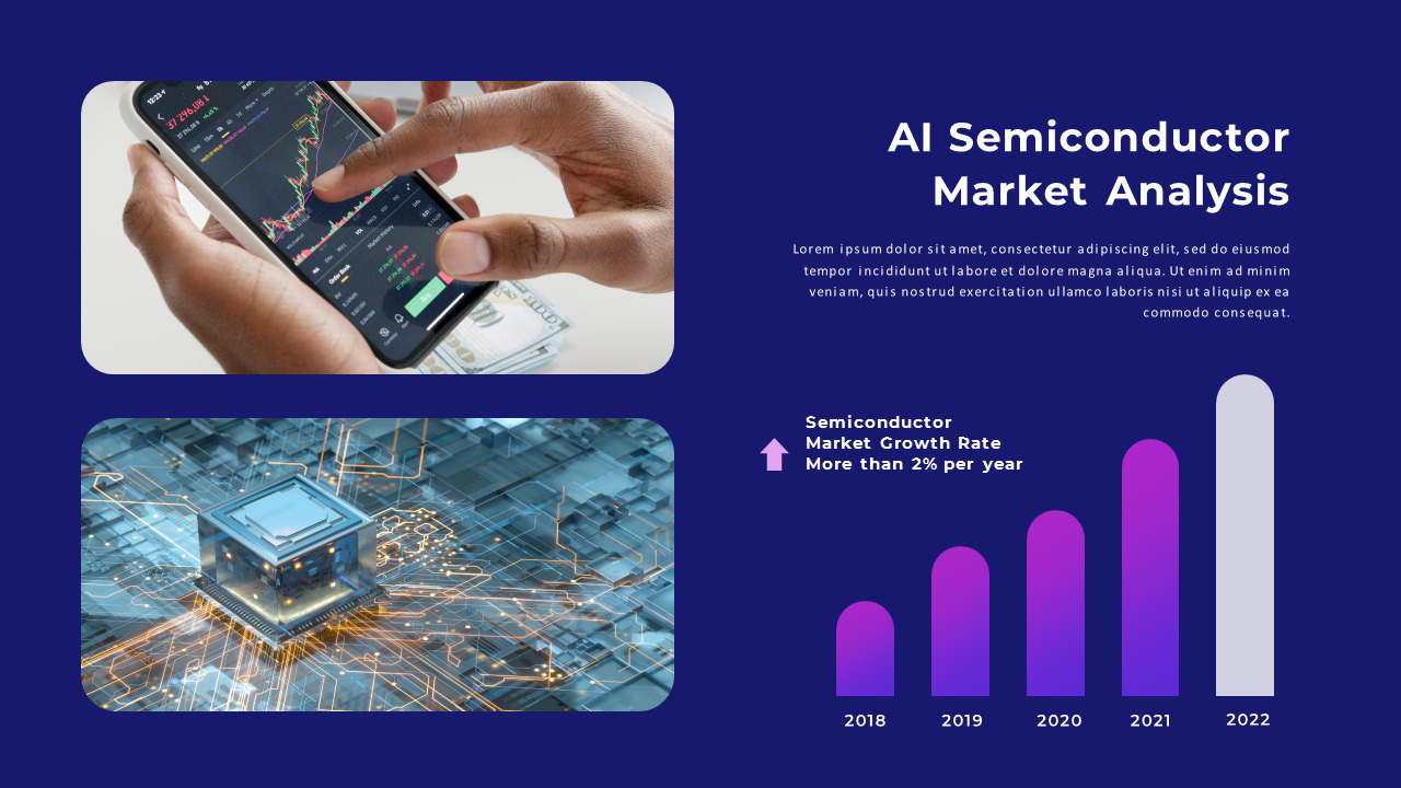 Semiconductor Investment Report plantillas de presentaci n