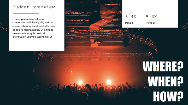 Event pitch Keynote|Lifestyle