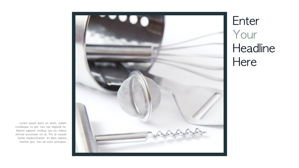 Kitchenware Keynote Templates|Business