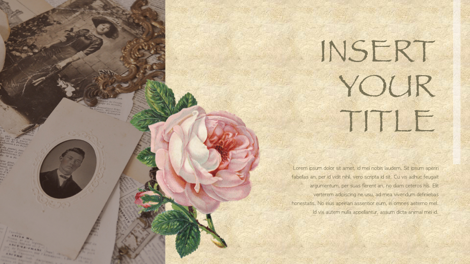 Vintage theme Keynote Presentation Template