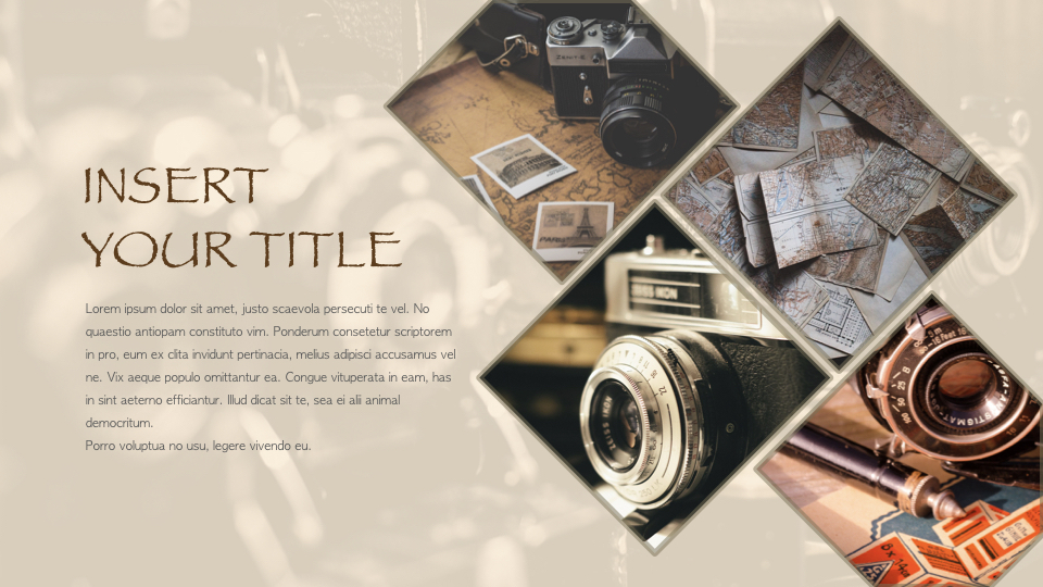 Vintage theme Keynote Presentation Template