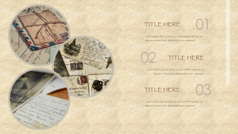 Vintage theme Keynote Presentation Template