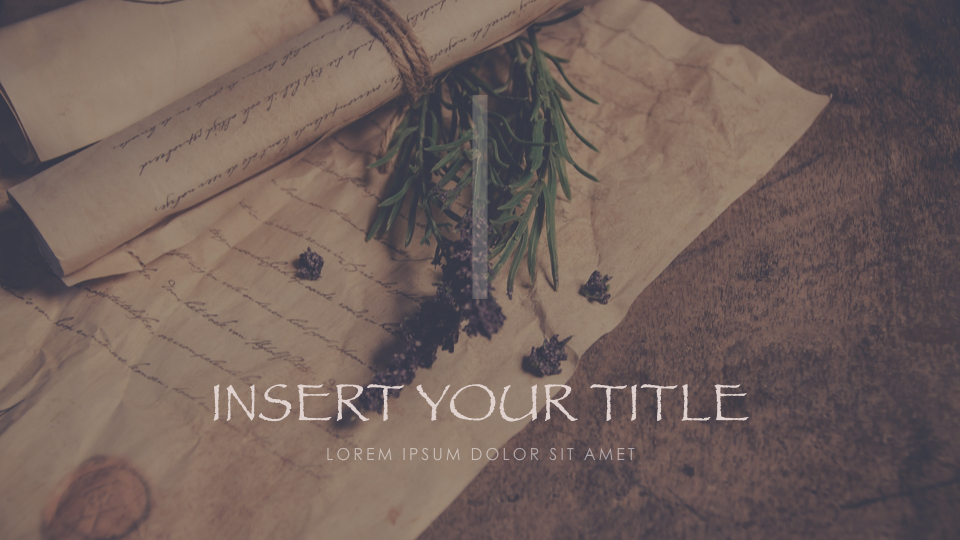 Vintage theme Keynote Presentation Template