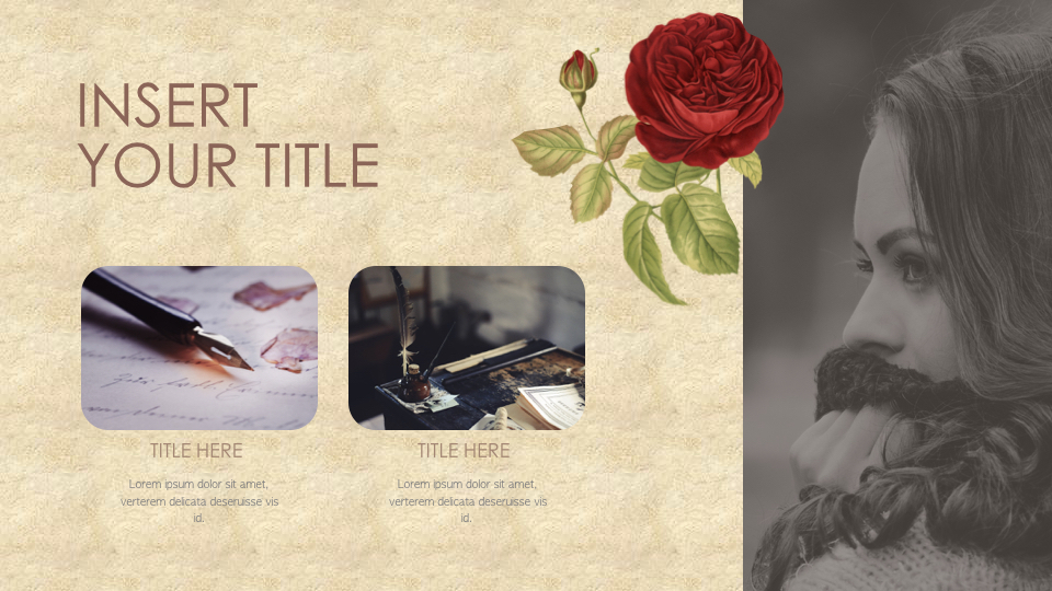Vintage theme Keynote Presentation Template