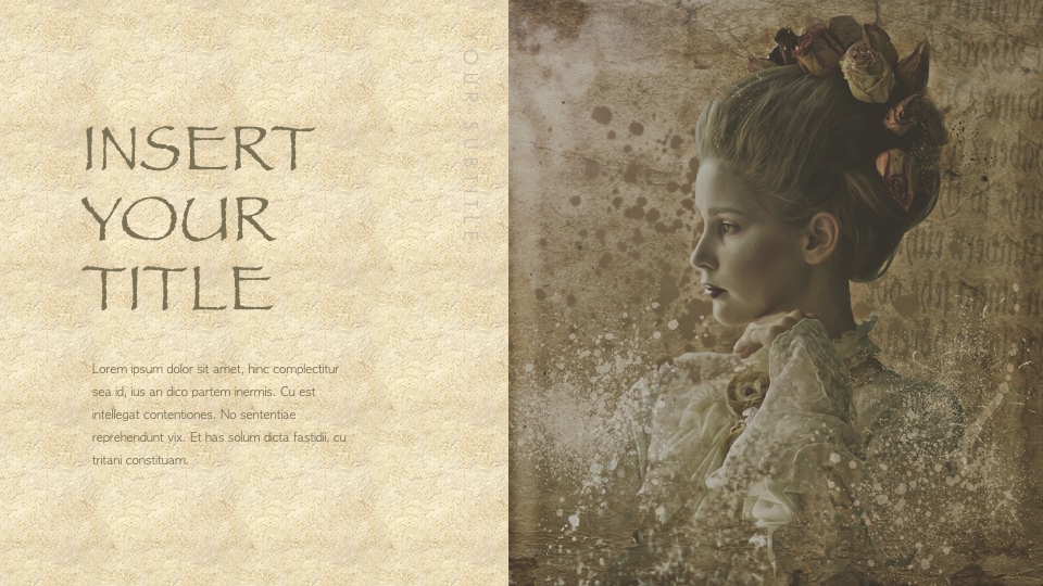 Vintage theme Keynote Presentation Template