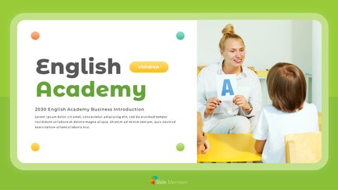 English Academy Introduction Google Slides for mac