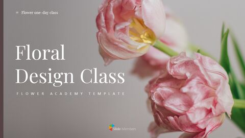 Floral Design Class Google Slides Templates|Lifestyle
