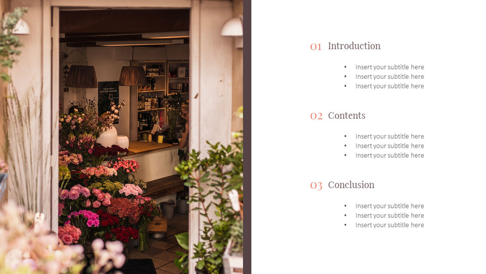 Floral Design Class Google Slides Templates|Lifestyle