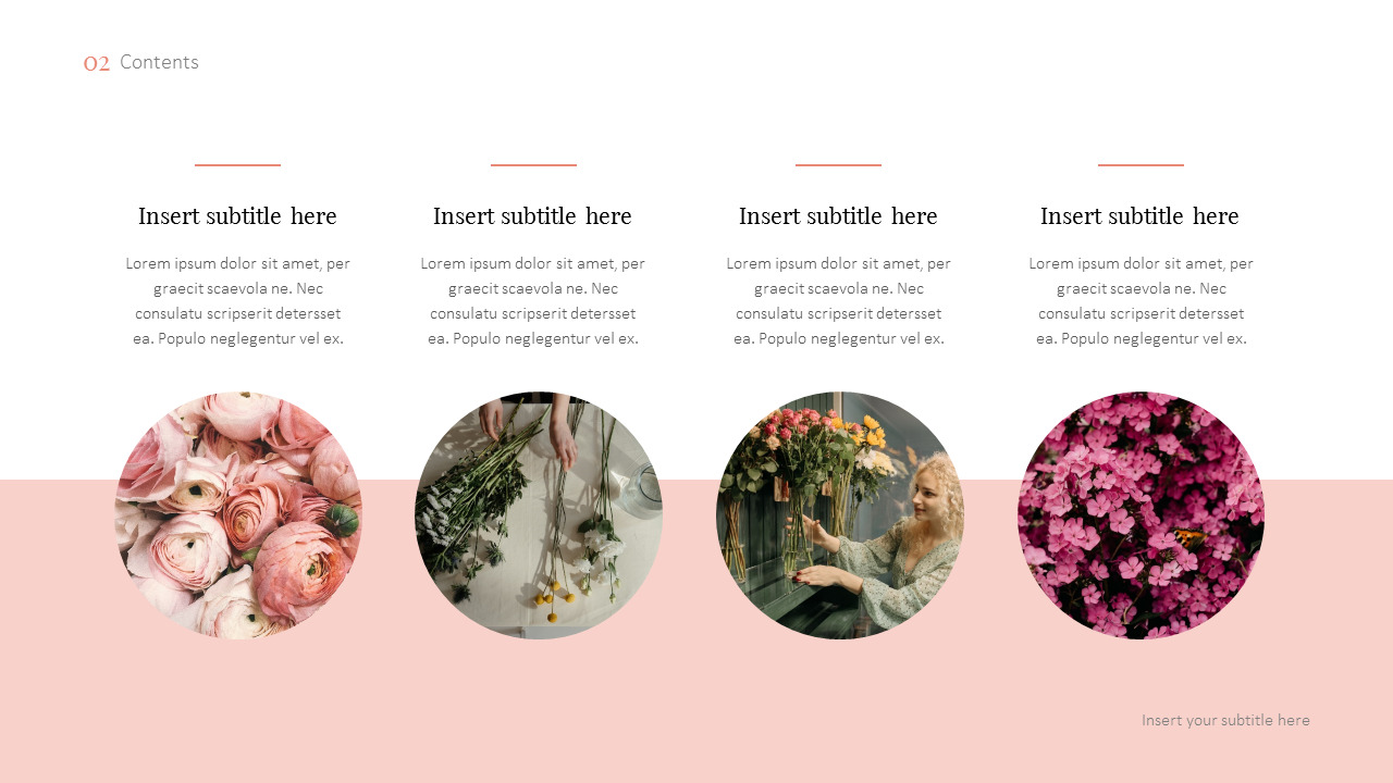 Floral Design Class Google Slides Templates|Lifestyle