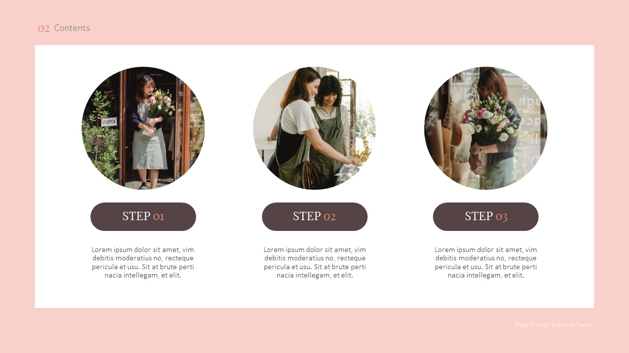 Floral Design Class Google Slides Templates|Lifestyle