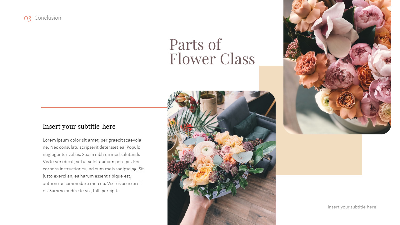 Floral Design Class Google Slides Templates|Lifestyle
