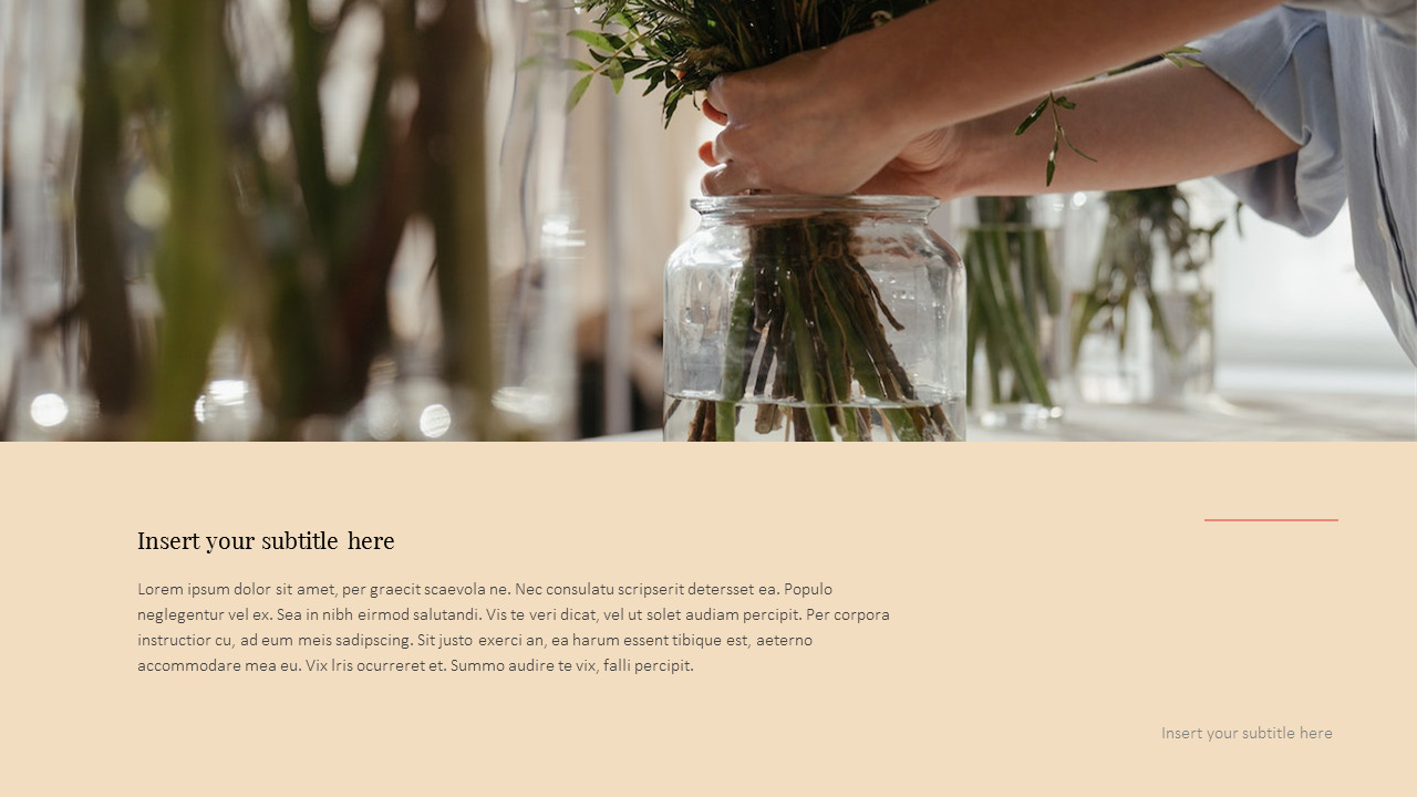 Floral Design Class Google Slides Templates|Lifestyle
