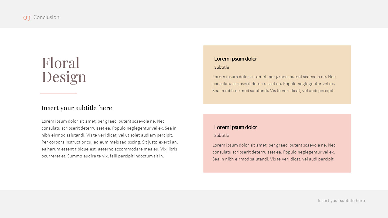 Floral Design Class Google Slides Templates|Lifestyle