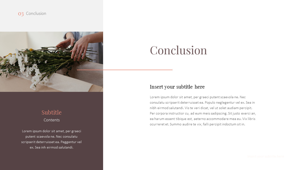 Floral Design Class Google Slides Templates|Lifestyle