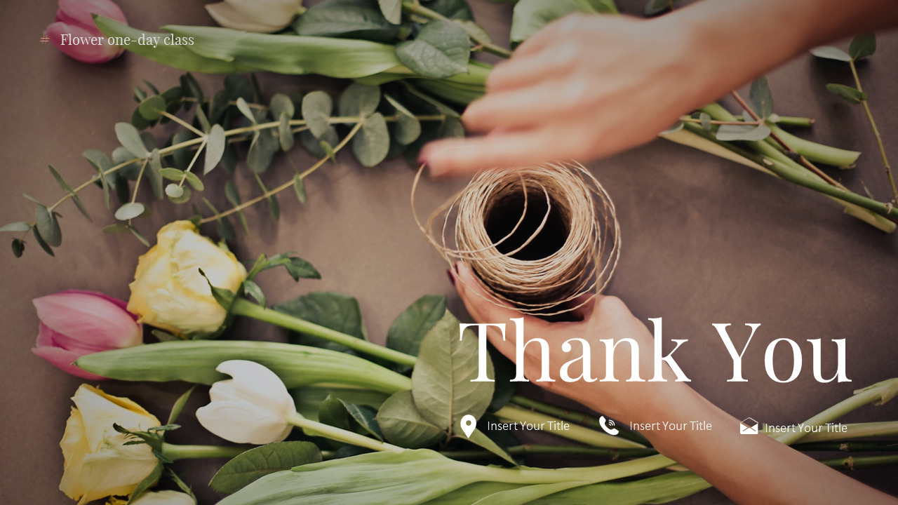 Floral Design Class Google Slides Templates|Lifestyle