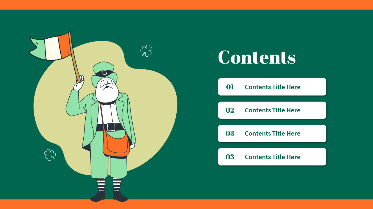 Saint Patricks Day google slides design