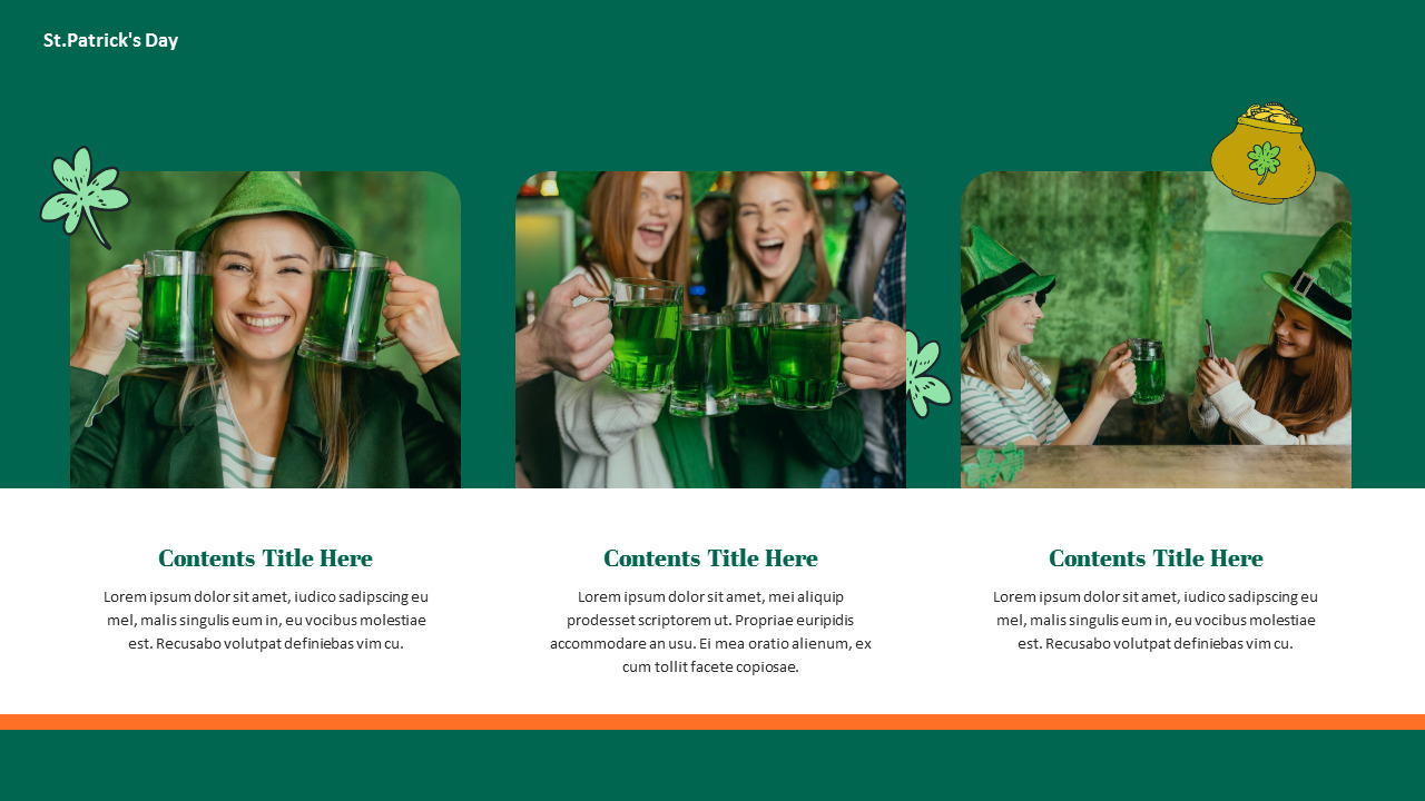 Saint Patrick's Day google slides design
