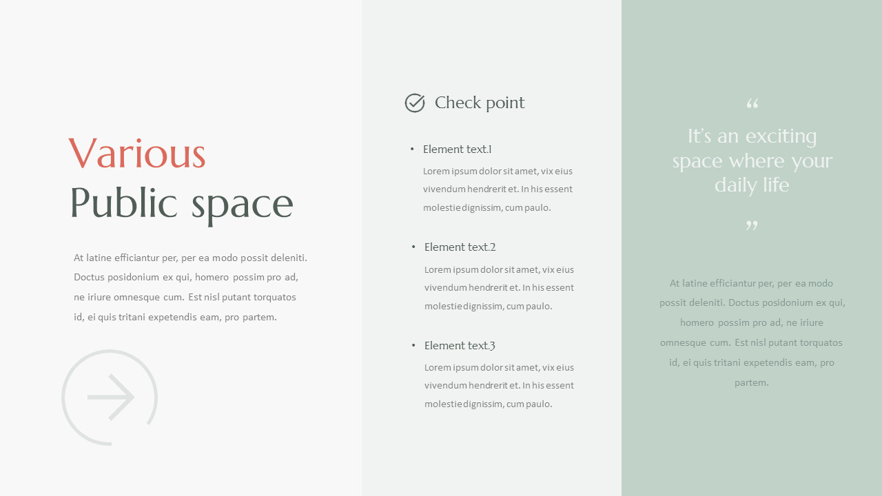 Co-Living Space google slides design