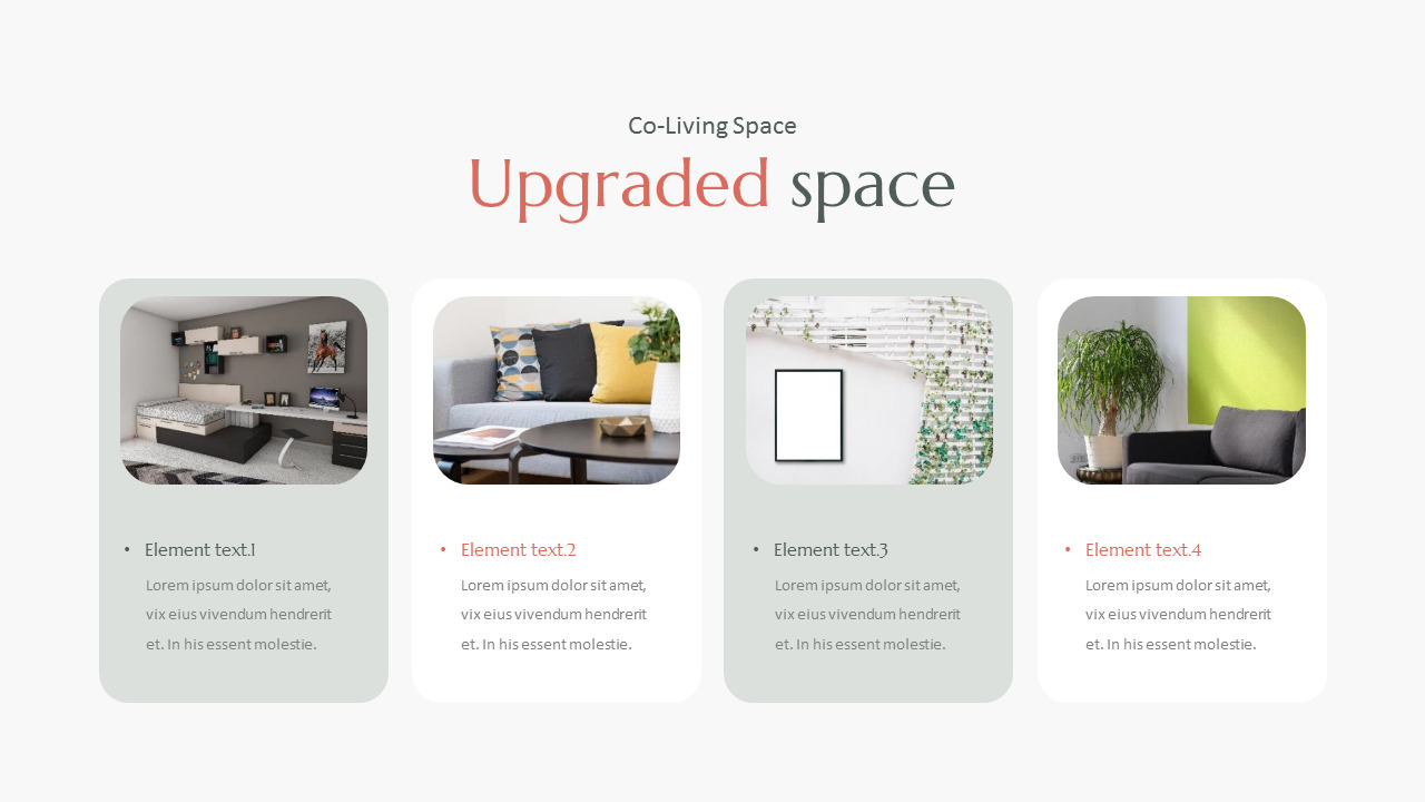 Co-Living Space google slides design