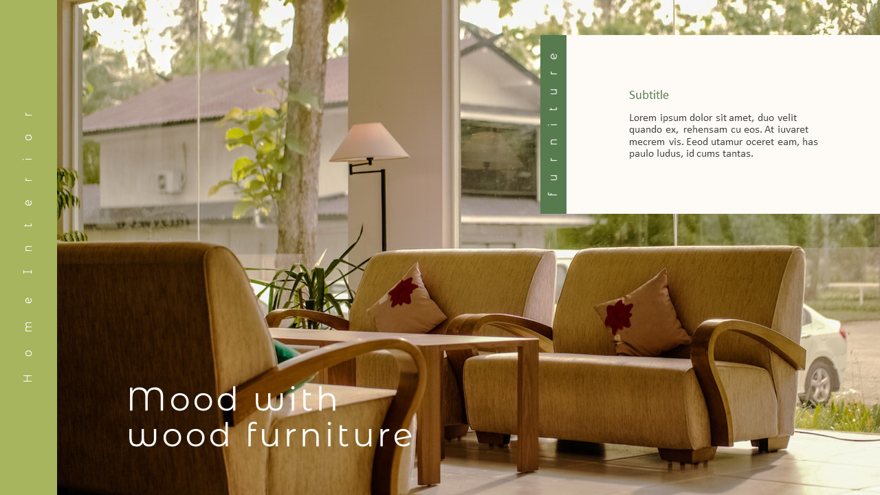 Home & Living Interior Google Slides to PowerPoint|Construction