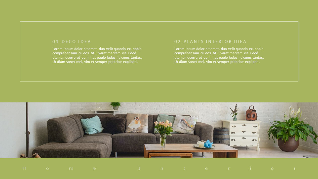 Home & Living Interior Google Slides to PowerPoint|Construction