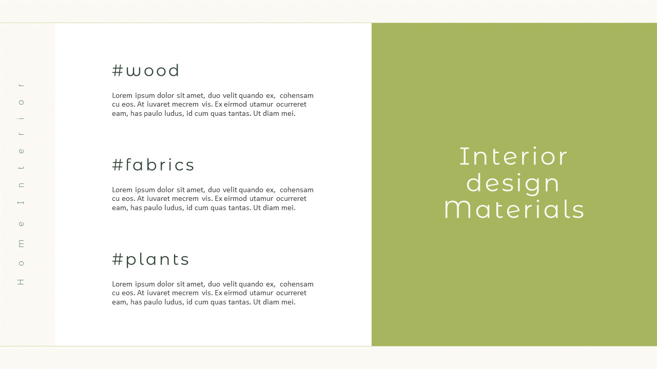 Home & Living Interior Google Slides to PowerPoint|Construction