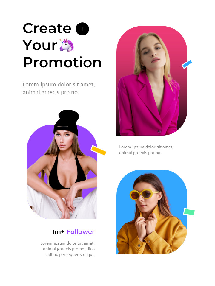 Influencer Marketing powerpoint design templates