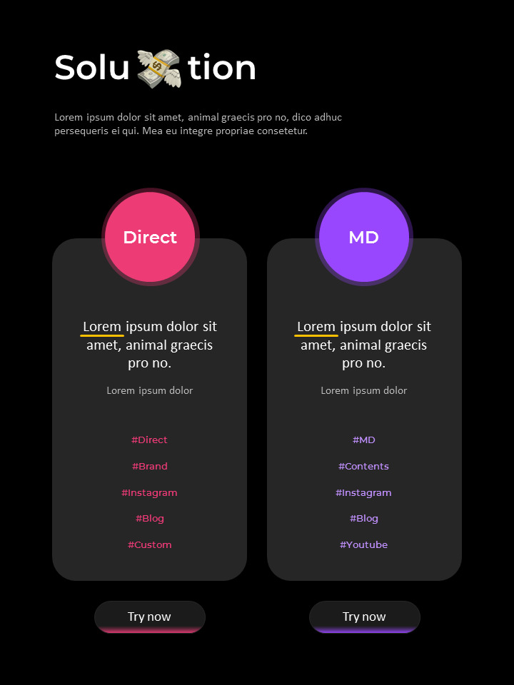 Influencer Marketing powerpoint design templates